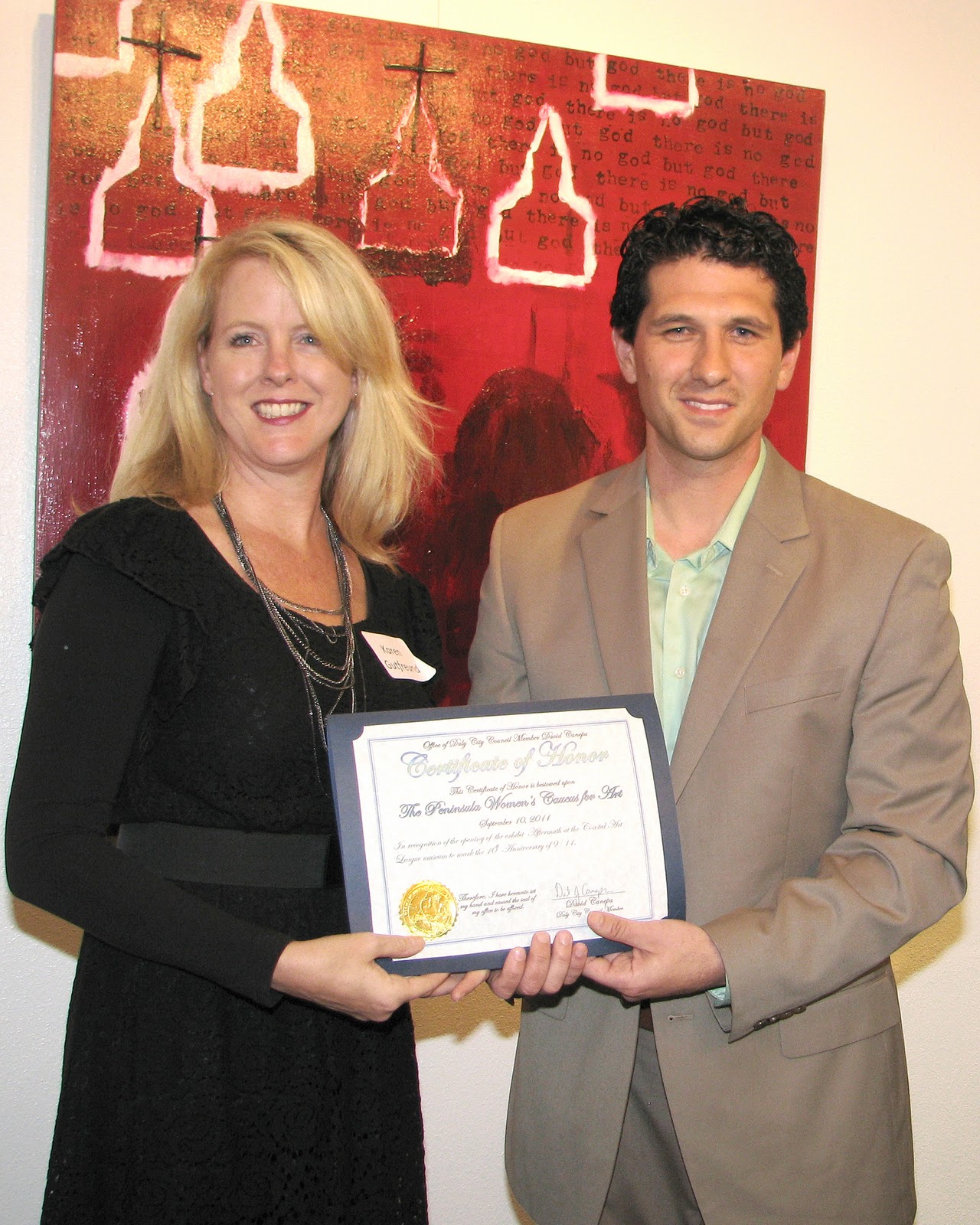 Peninsula Women's Caucus for Art: Event Pictures: After Math Exhibition