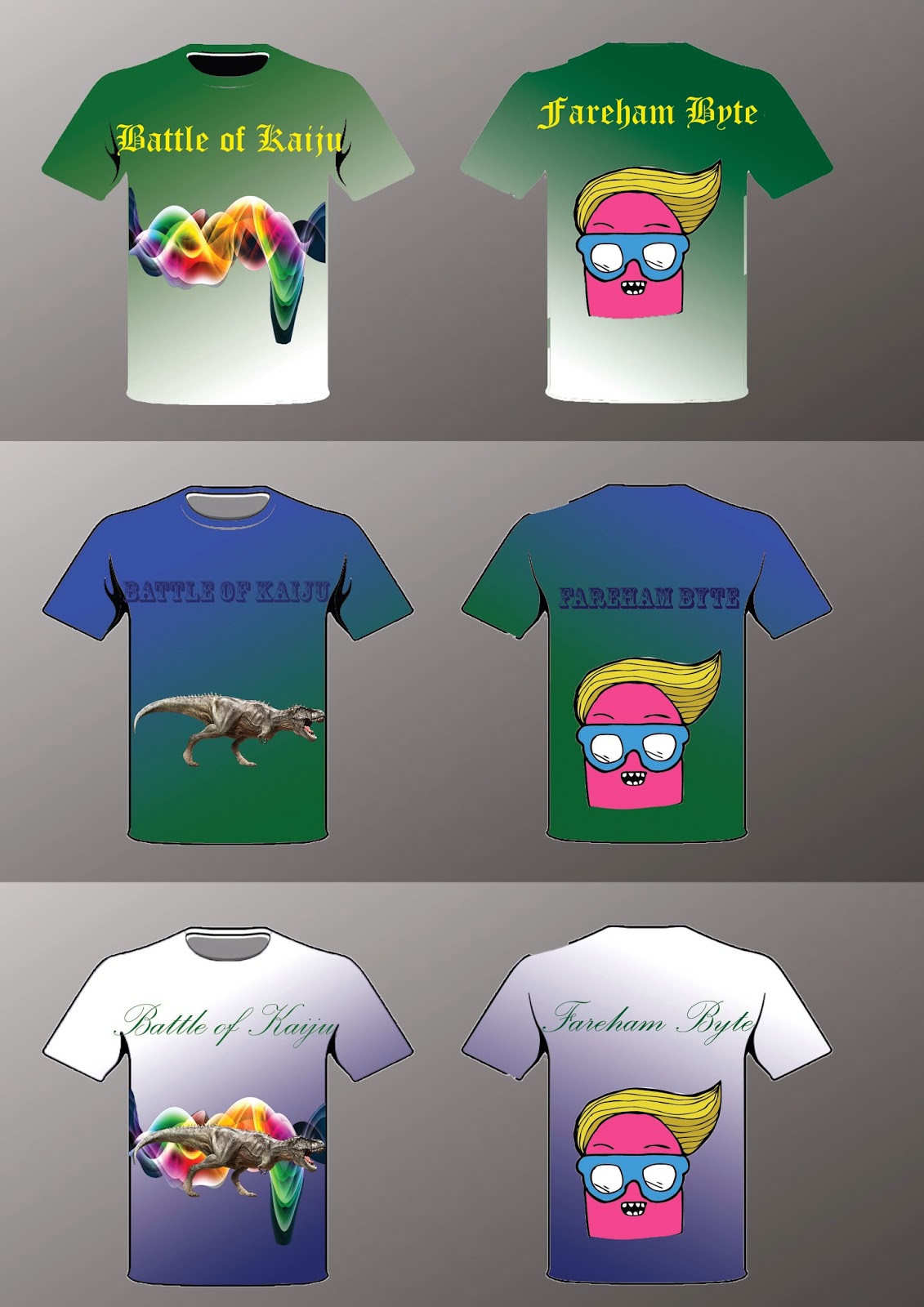 Unit 30 Digital Graphics : T-Shirt Design Development