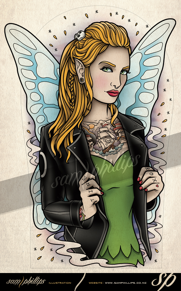 Sams Blog: Tinker Bell Bad Girl Tattoo