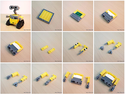 Christopher Tan: nanoblock Wall-E build instructions