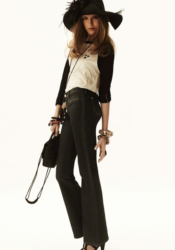 Linnea Regnander is featured in Elle Sweden, April 2011