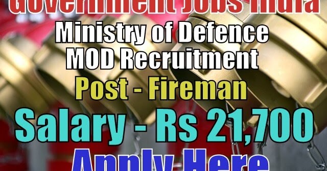 Ministry of Defence MOD Recruitment 2018 Apply Right Now | Government ...