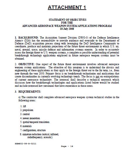 Unidentified Aerial Phenomena - scientific research: The 2009 Senator ...