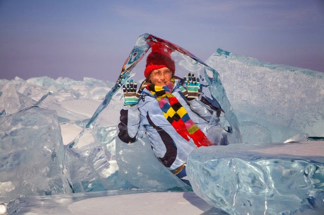 Turquoise Ice Baikal of Siberia,Russia - Things to do before you D.I.E