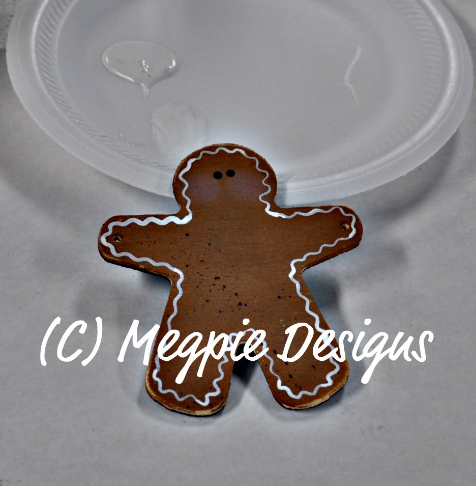 Megpie Designs: ONE - Gingerbread Cutout Ornament