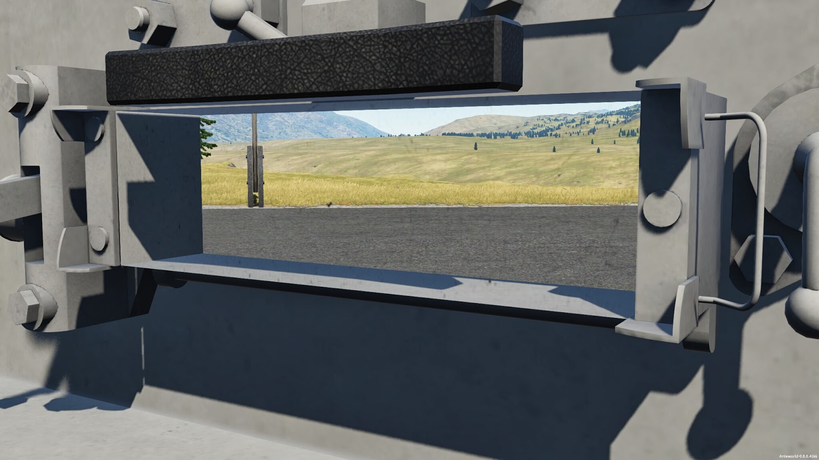 Panzer II drivers view.