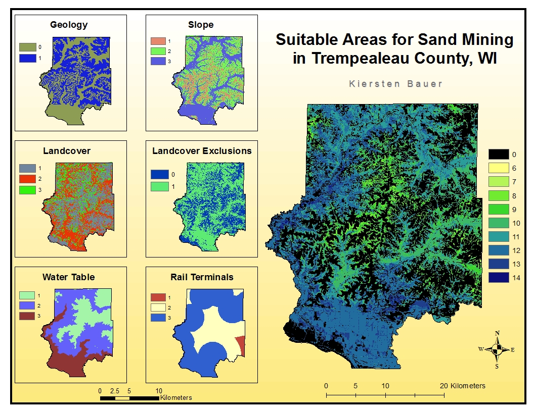 GIS Site Suitability Mapping Project