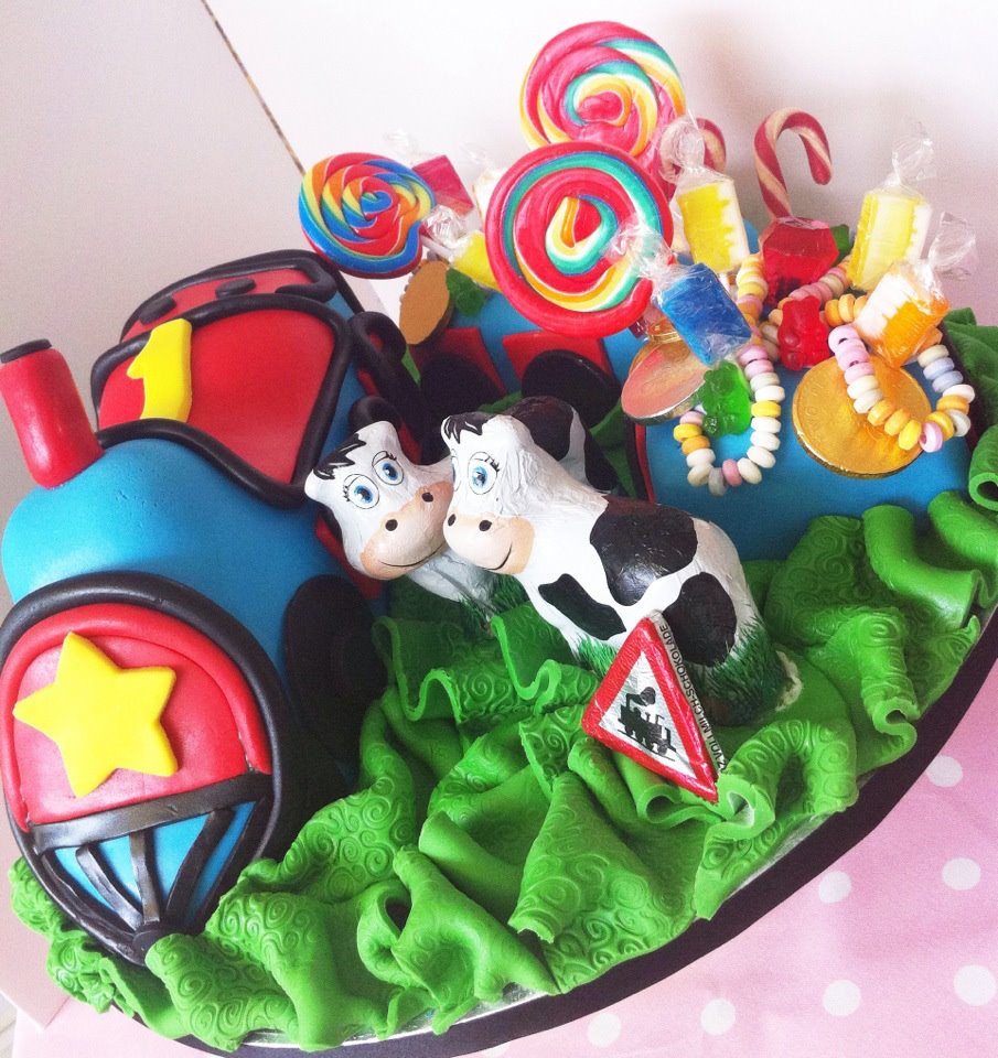 Iced Out Company Cakes!: The Candy Train Cake!