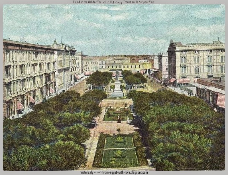 From Egypt With Love: Mansheya Square Alexandria from 1857