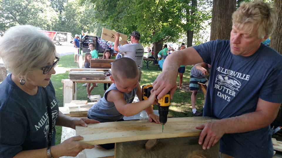 Brandon Mn History Center: Millerville Butter Days July 22, 2017