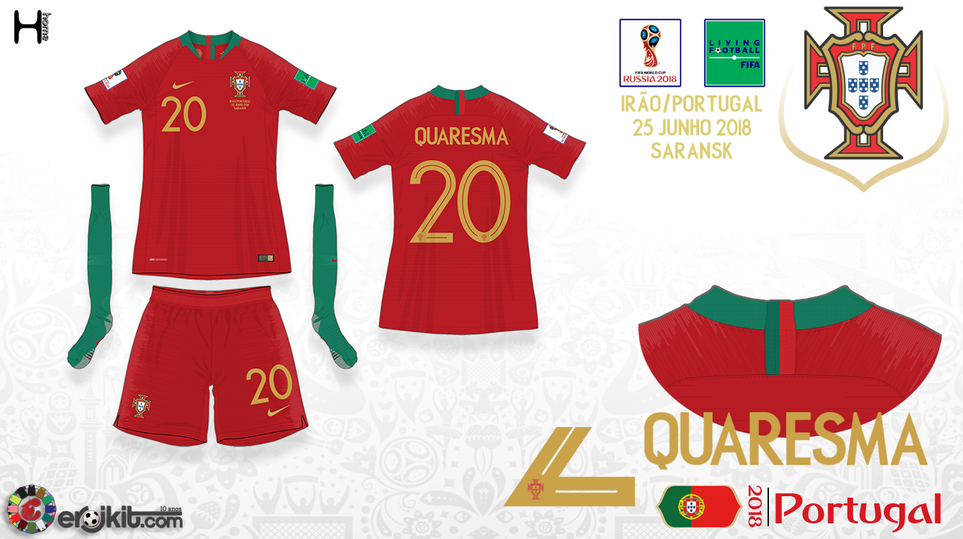Kit Design, by eroj: 2018 Portugal WC