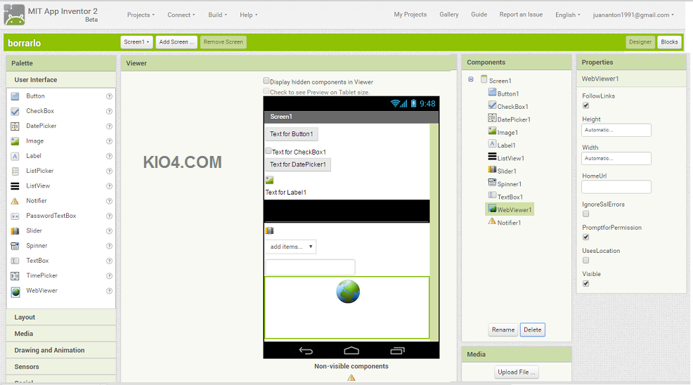 Initiation Tutorial App Inventor 2