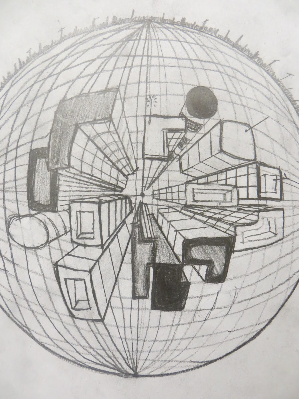 Shana's Art Room : Curvilinear Perspective