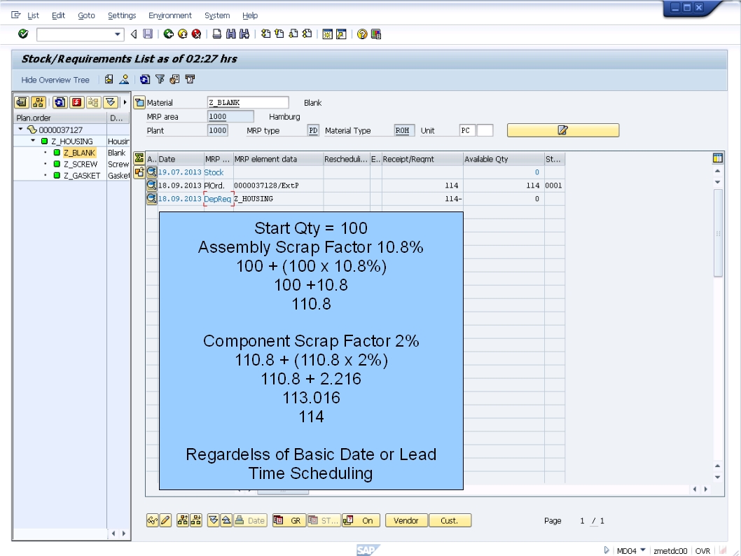 青蛙SAP分享 Froggy's SAP sharing: PP Scrap Factor Case Study