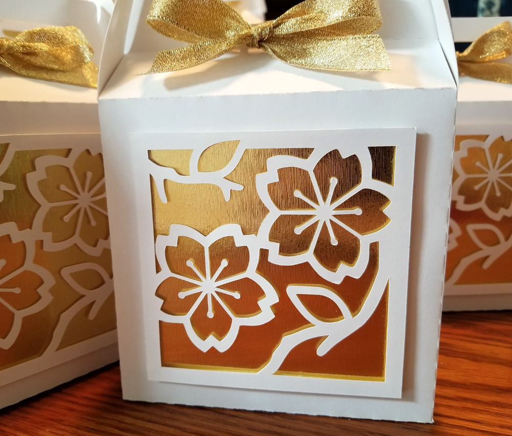 A Star For Chiemi: Sakura Paper Cut Boxes