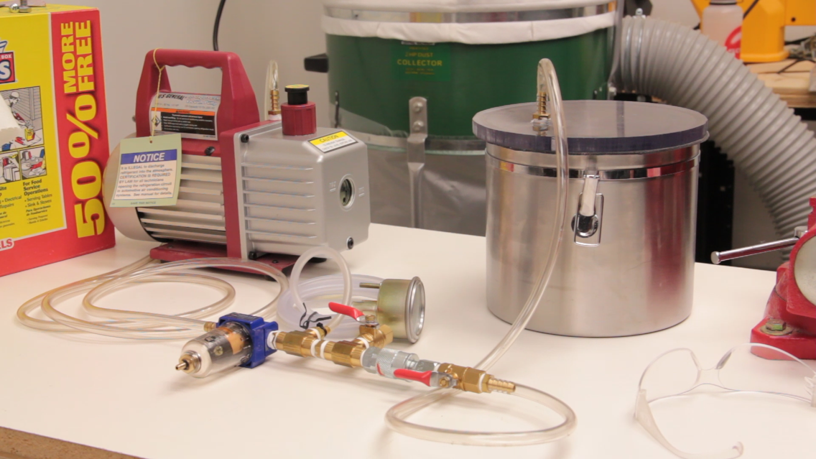 book of errant pages: Can quick release fittings be used under vacuum?