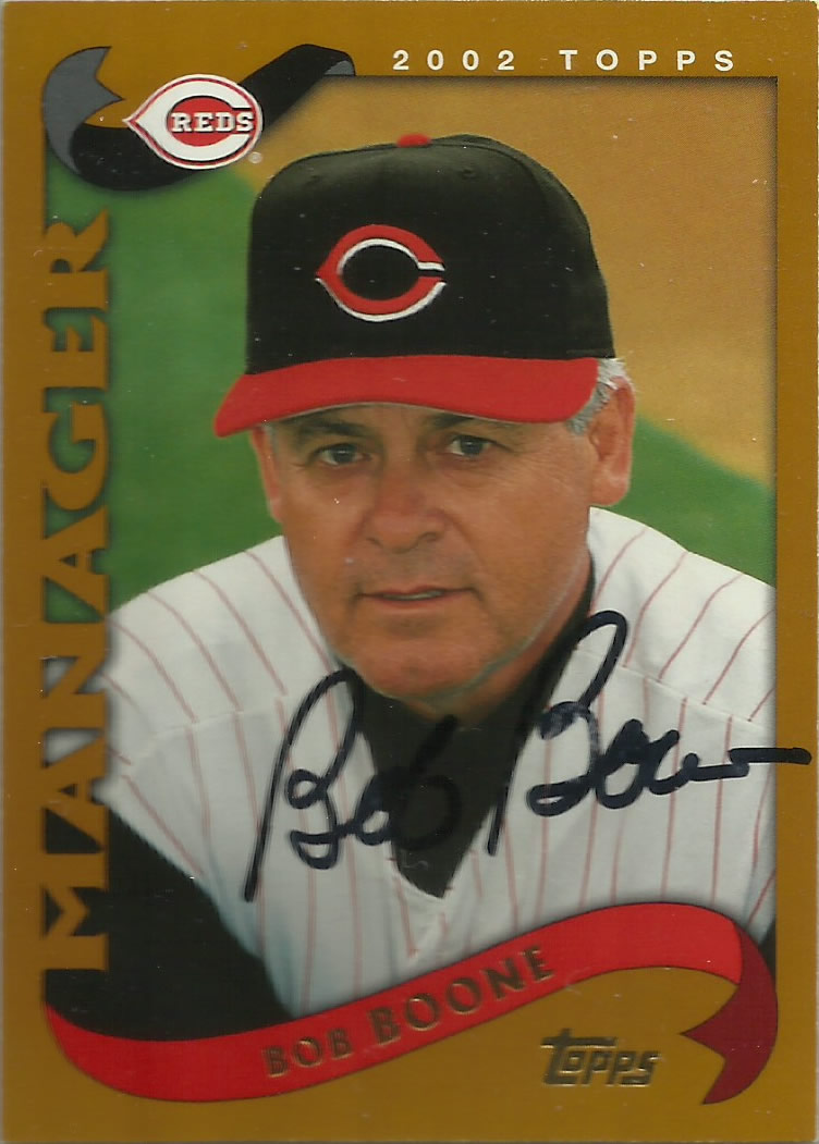 Cincinnati Reds Baseball Card Collector: TTM: Bob Boone