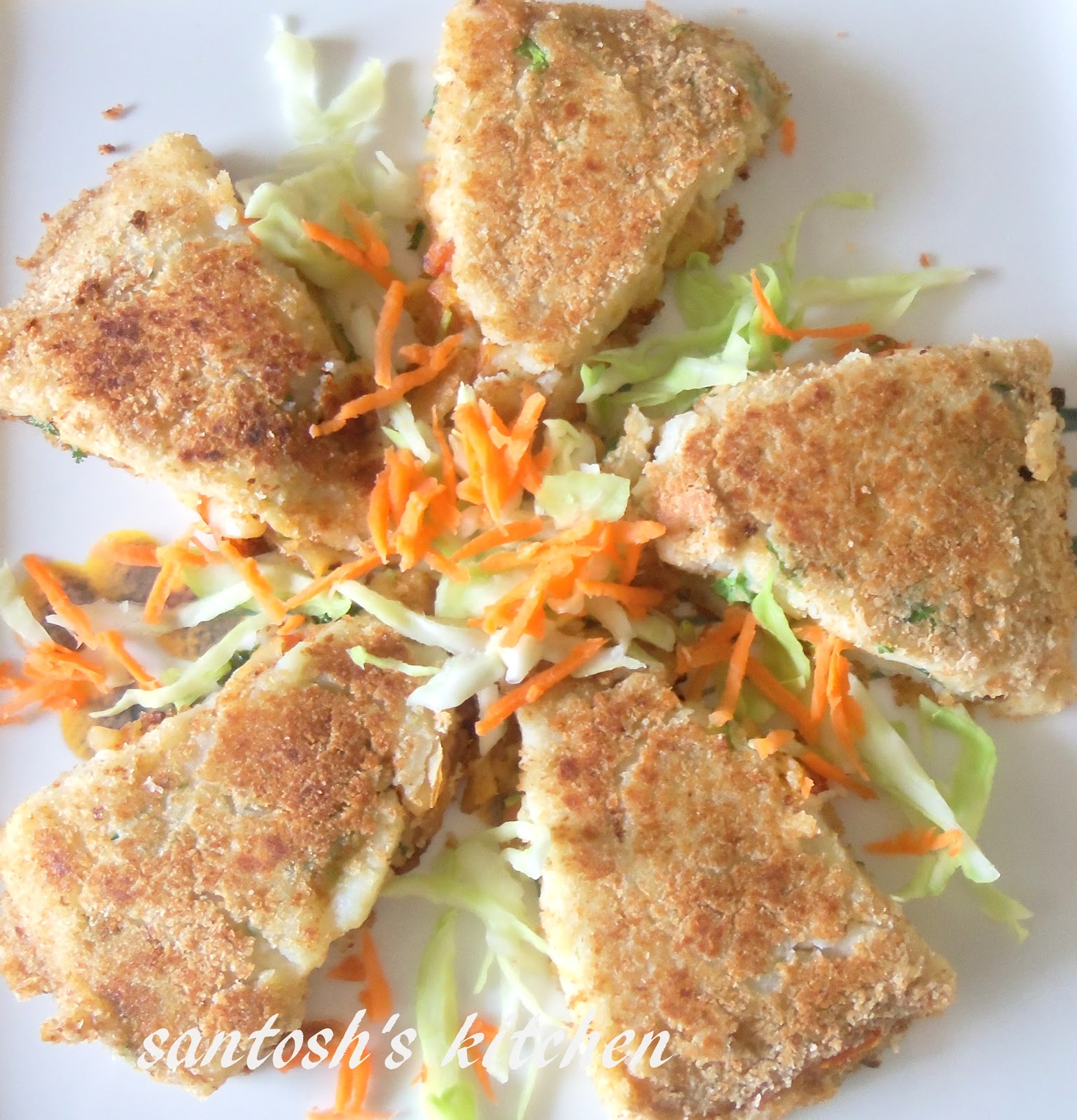 @: PASTA STUFFED POTATO TRIANGLES