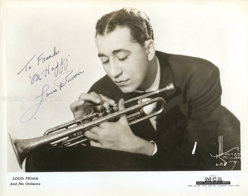 FROM THE VAULTS: Louis Prima born 7 December 1910