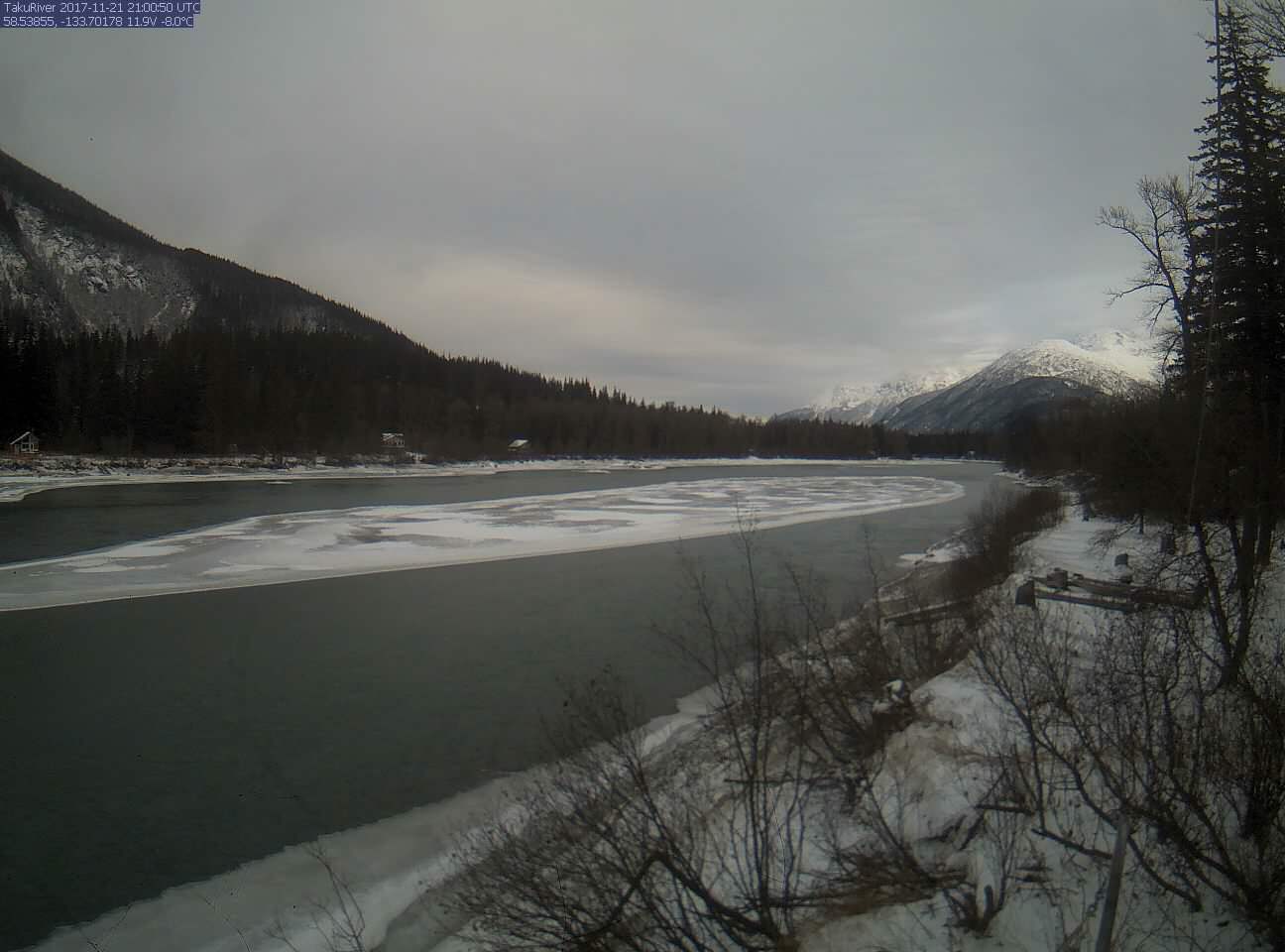 USGS Taku River Camera: TakuRiver_20171121210052.jpg