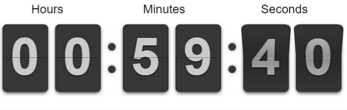 Create Simple JQuery Flip Countdown Timer – flipclockjs - webtechpoints Create Simple JQuery Flip Countdown Timer – flipclockjs - webtechpoints
