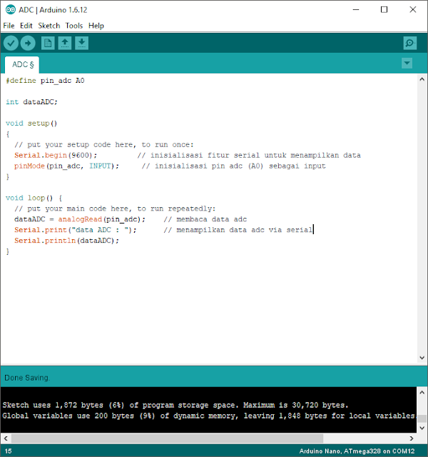 Pengenalan ADC pada Arduino ~ Embedded Indonesia