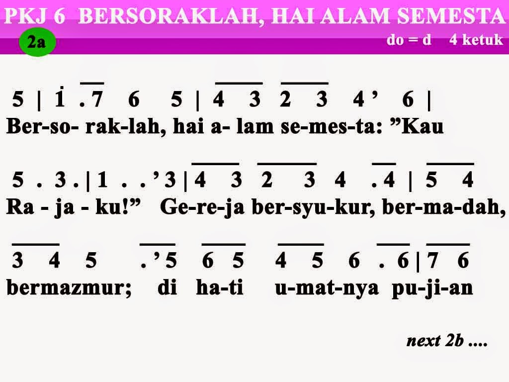 Lagu Gereja Rohani Kristen: Pelengkap Kidung Jemaat. 006. Bersoraklah ...