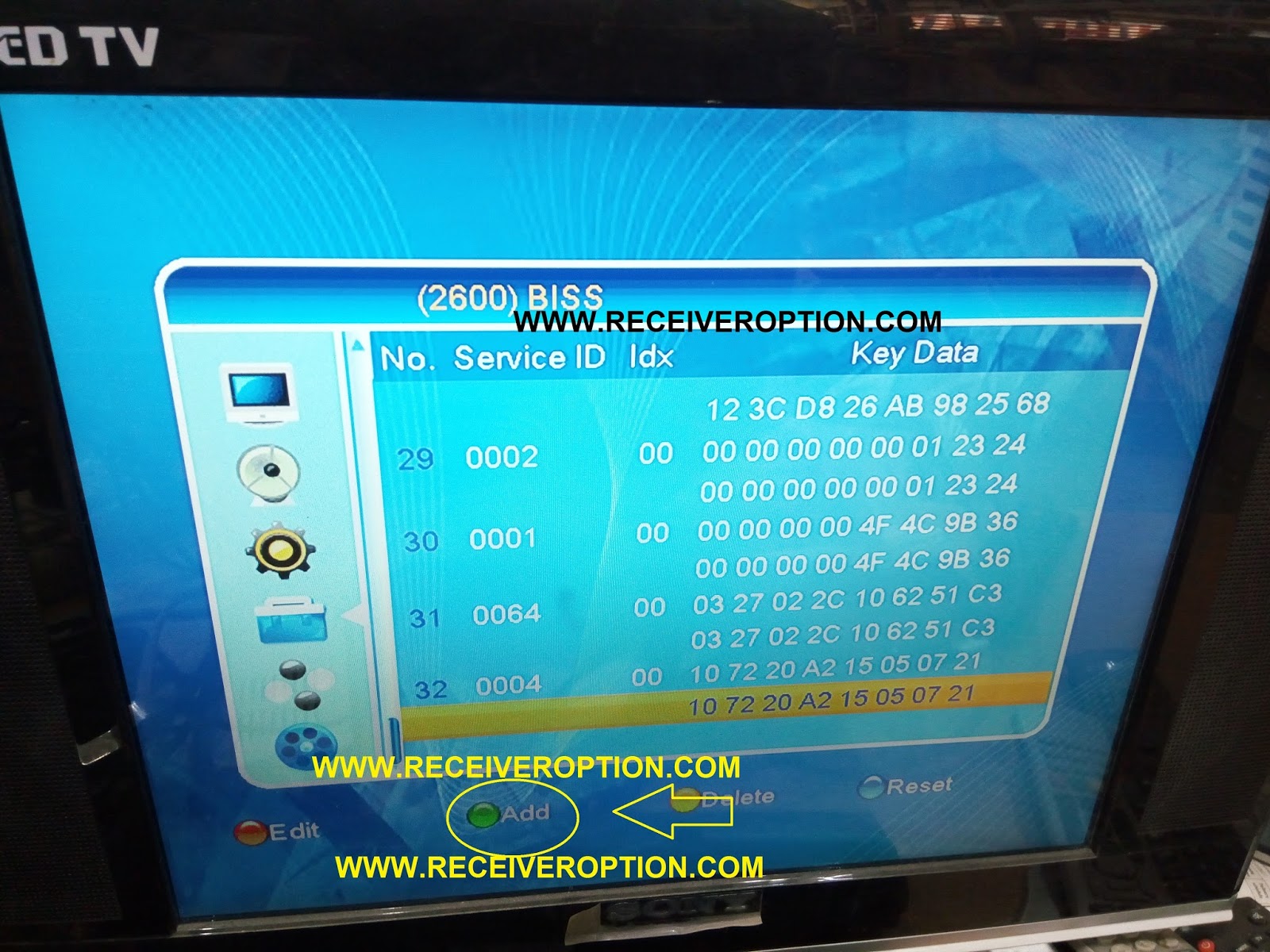 STAR TRACK SRT 550 HD RECEIVER BISS KEY OPTION - How To Enter Biss key ...