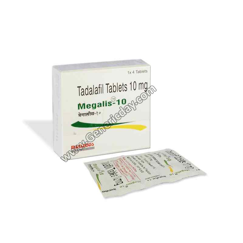 generi: MEGALIS 10 MG TABLETS