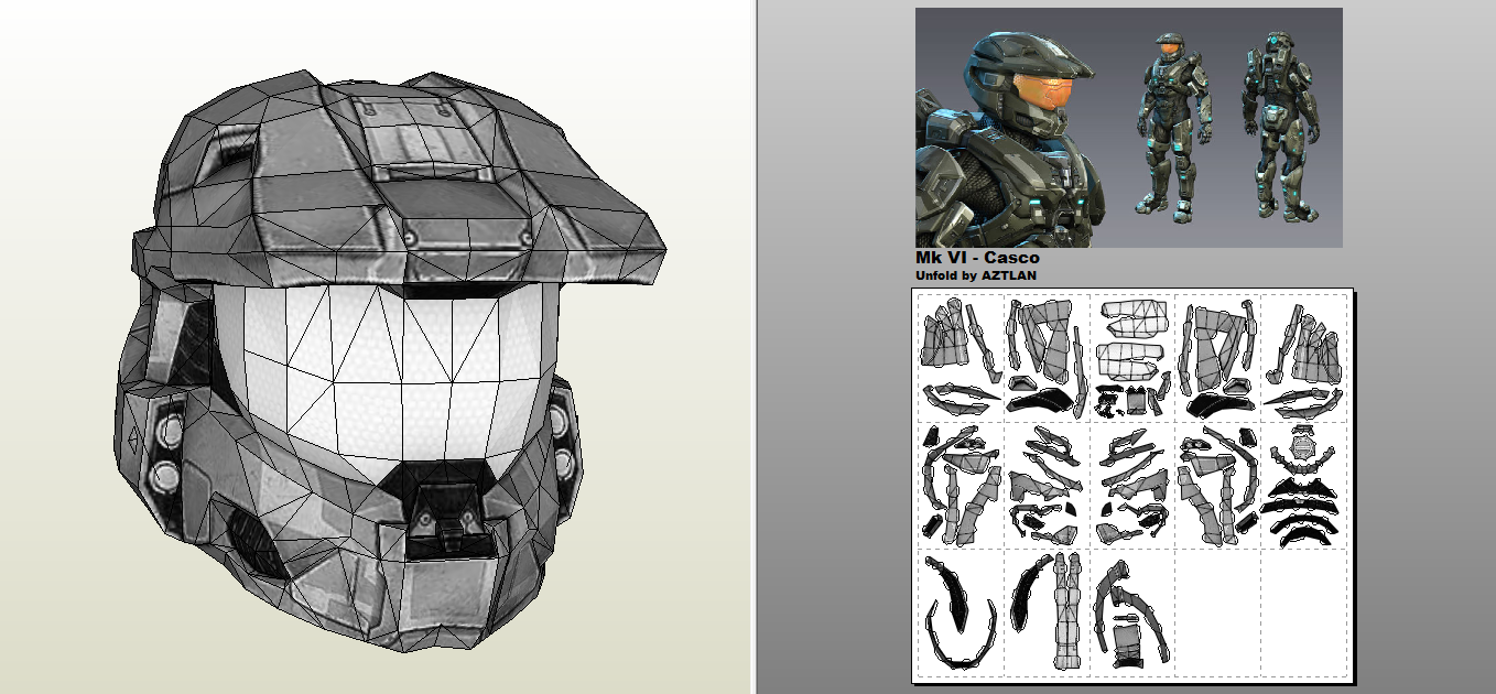 AZTLAN: Armadura Mark VI - Halo 4