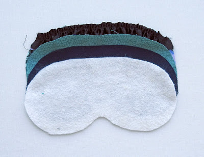 Pink Pony Design: Ruffled Sleep Mask - A Free Tutorial