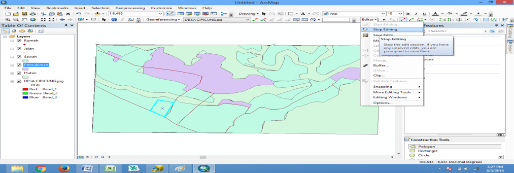 STANDAR OPERASIONAL PEMBUATAN PETA TEMATIK