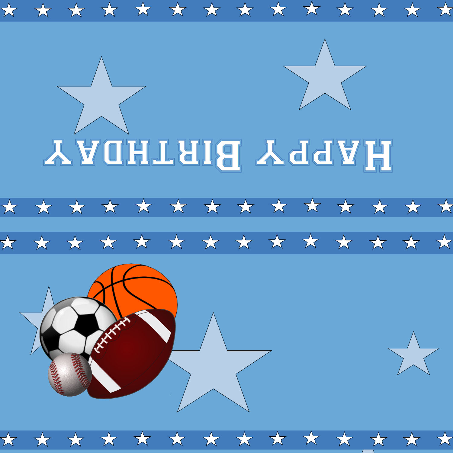 Patty Wraps: All Star Birthday Treat Bag Topper