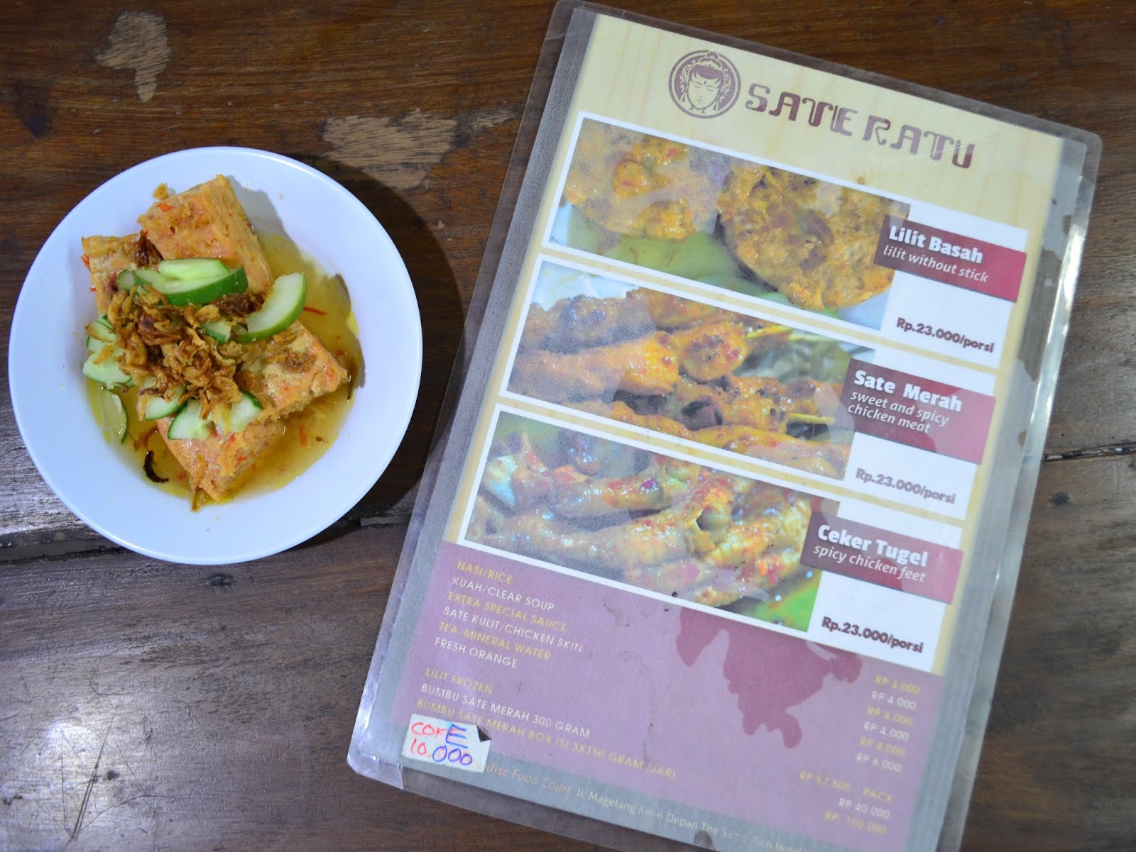 Review Sate Ratu Jogja, Sate Ayam Favorit Turis Mancanegara