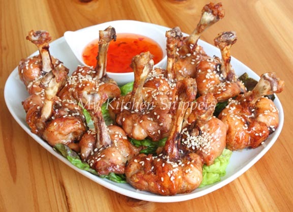 My Kitchen Snippets: Baked Ginger Sesame Boxing Chicken