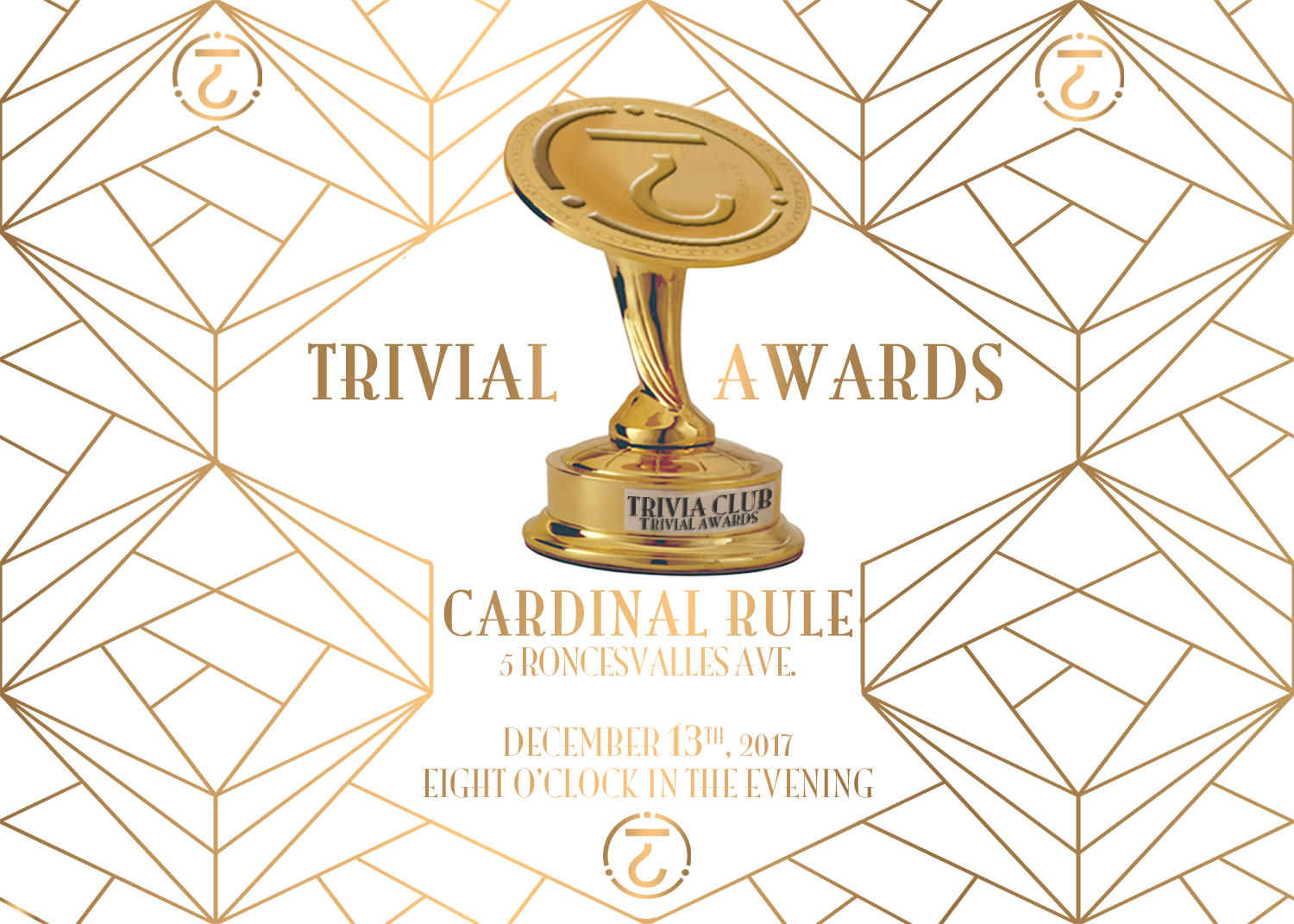 Trivial Awards 2017: List of Winners - Trivia Club