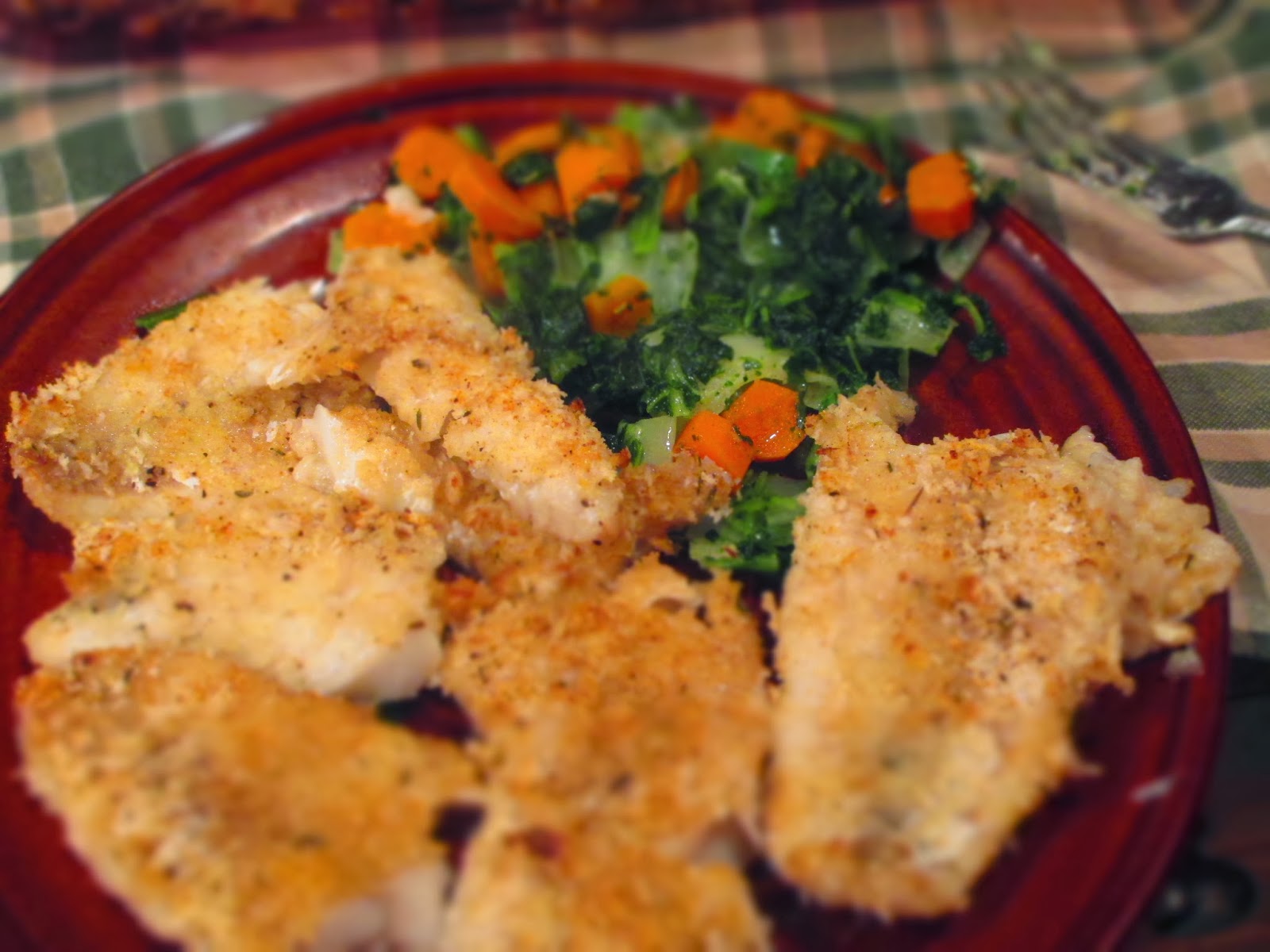 Obtainable Table: Breaded and Baked Fish