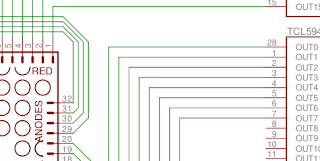 Arduino Synth: Matriz RGB: esquemático del hardware