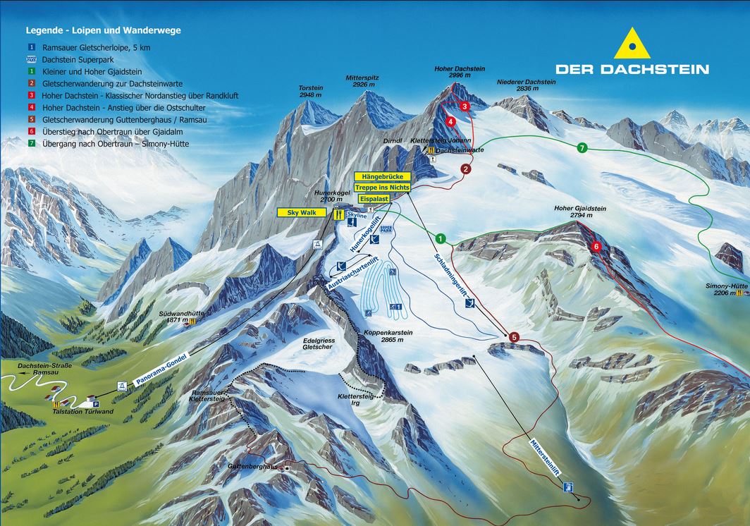 Ausztria Mánia : Dachstein - három kiránduló célpont egy hegyen!