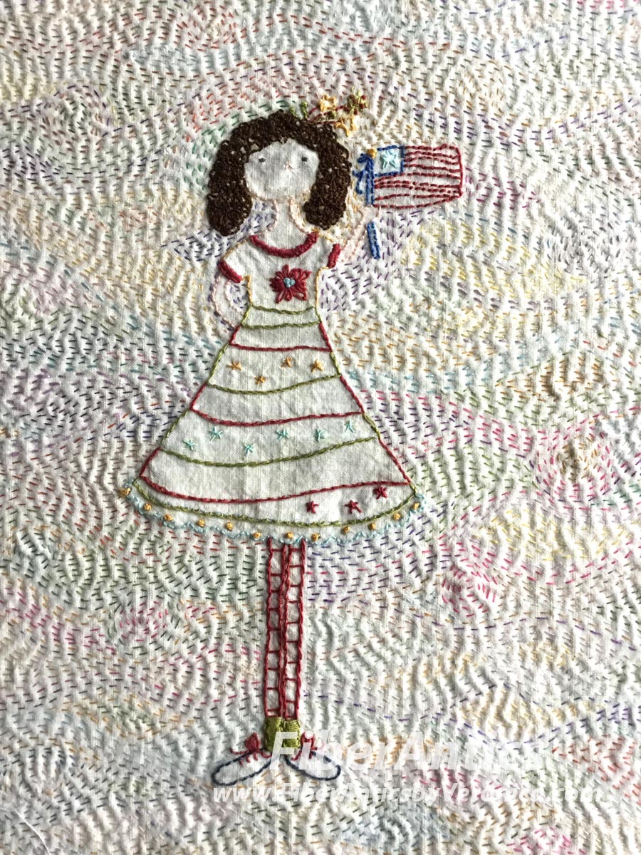 Fiber Antics by Veronica: Hand stitching: it's not as Ghastly as some ...