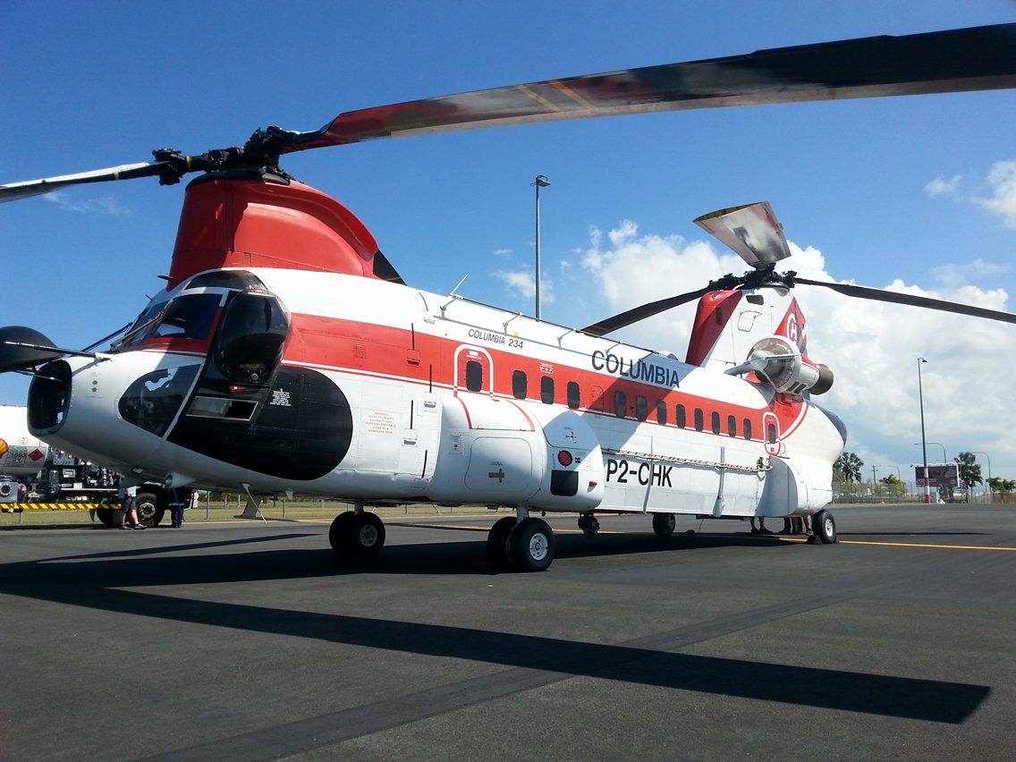 Central Queensland Plane Spotting: PNG Registered Columbia Helicopters ...