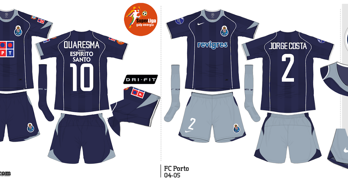 Kit Design, by eroj: 2004-05 FC Porto (Home e Away)
