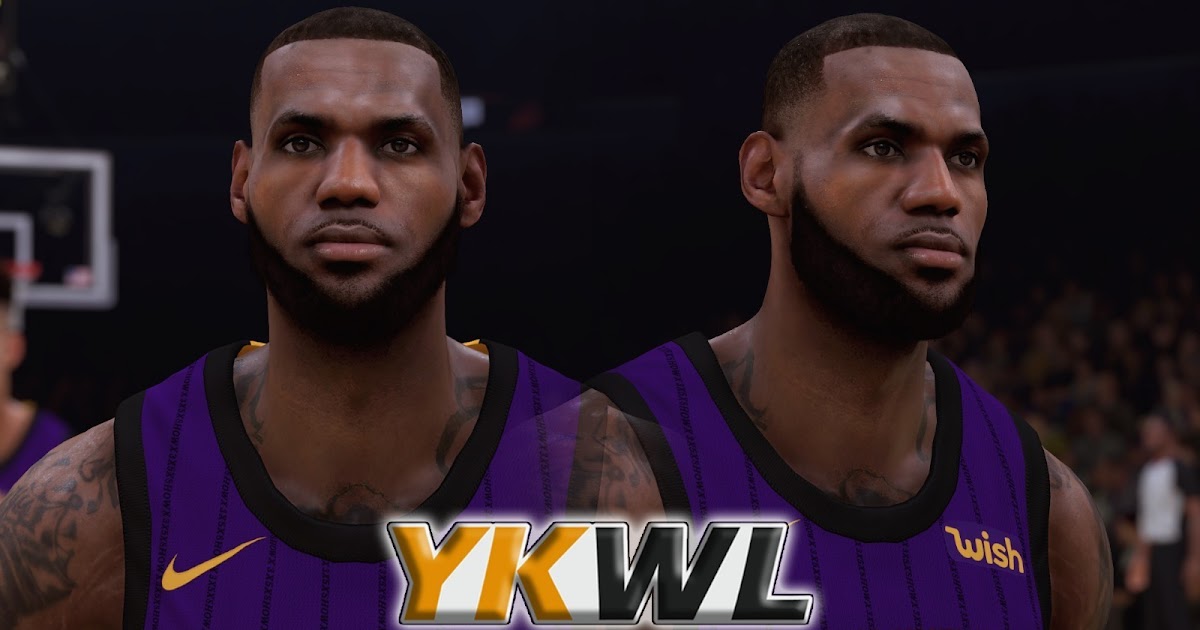 NBA 2K19 - LeBron James 👑 Cyberface by YKWL - Shuajota: NBA 2K22 Mods ...