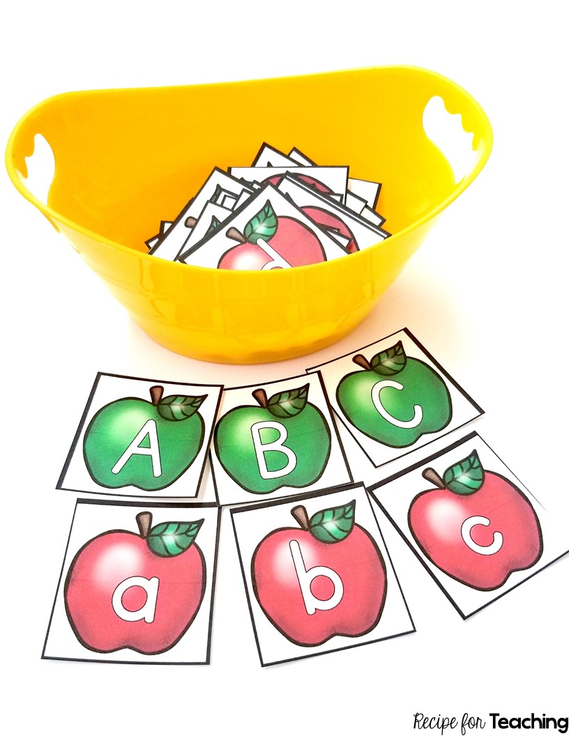 Apple Word Building - Recipe for Teaching