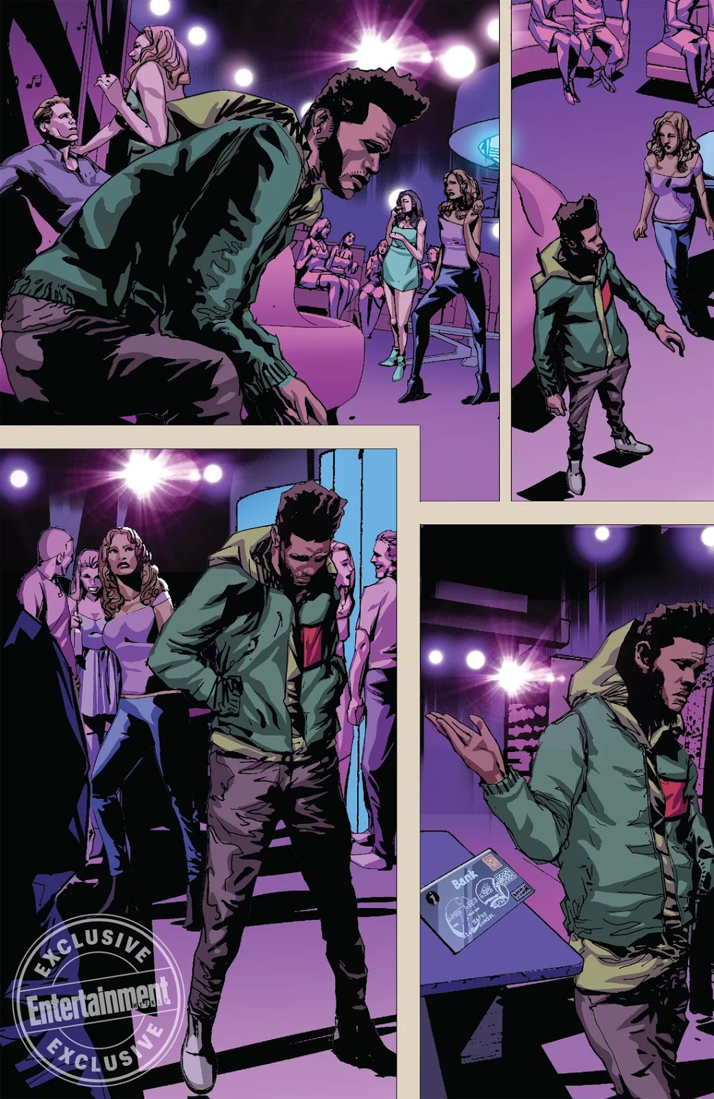 First look at The Weeknd's Starboy comic book - The Geekery 01