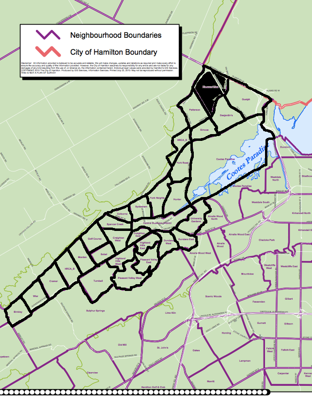 Hamilton Neighbourhood Associations: Neighbourhood Maps