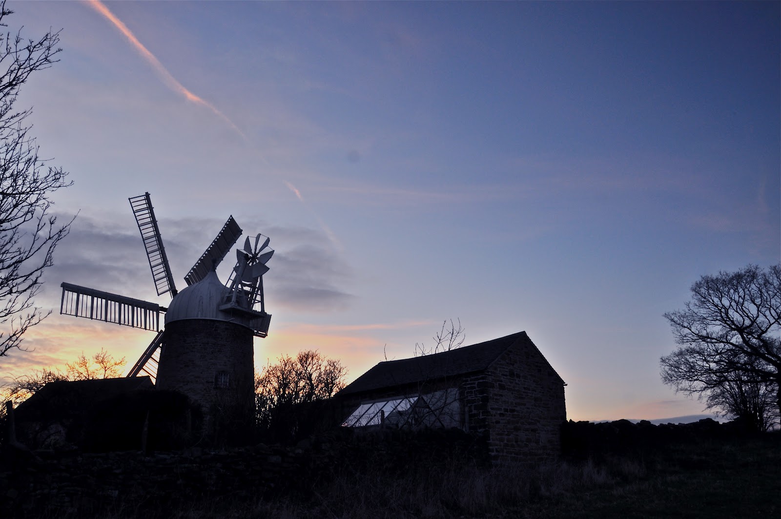 Travelling Diary: Sunset at Heage Windmill,Derbyshire
