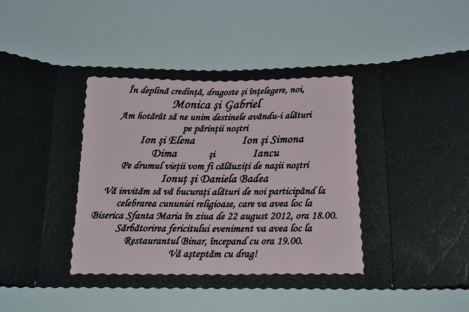 invitatii handmade: Invitatii nunta - botez modele noi - august ...