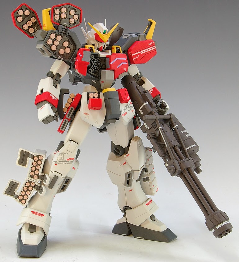 GUNDAM GUY: MG 1/100 Gundam Heavyarms EW - Painted Build