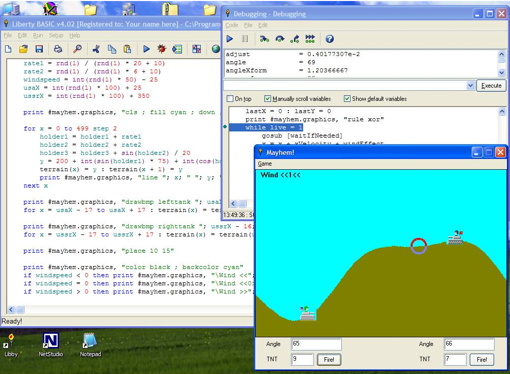 Aprendiendo C#, Python, C++, A.I, BASIC...: Liberty BASIC